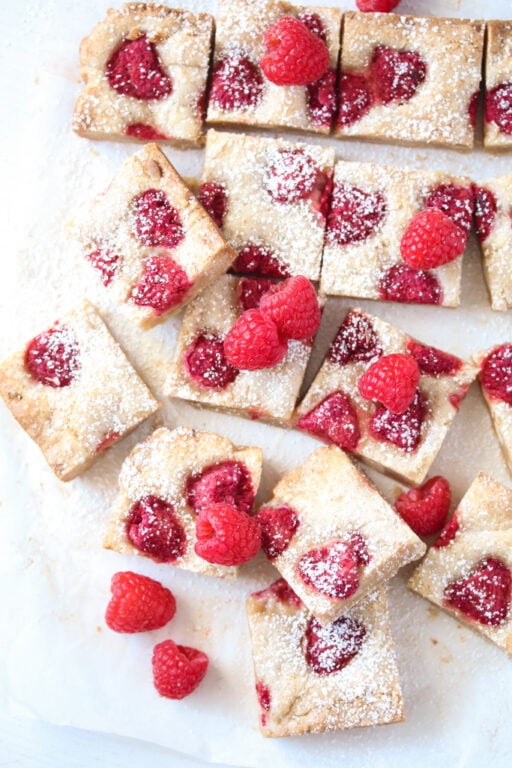 White Chocolate and Raspberry Blondies » The Fast Recipe