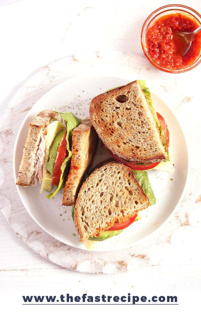 Turkey and Avocado Sandwich » The Fast Recipe Food Blog