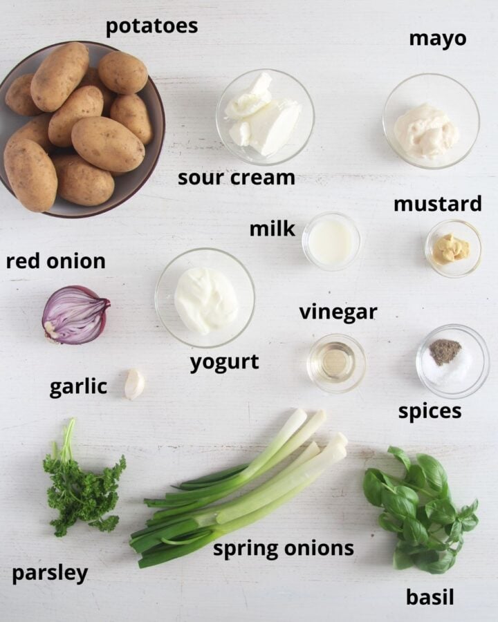 Spring Onion Potato Salad » The Fast Recipe Food Blog