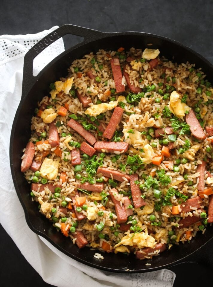 Fried Rice with Spam and Eggs » The Fast Recipe Food Blog
