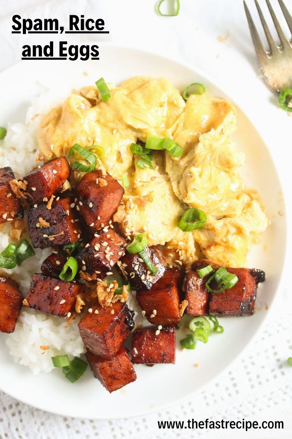 Easy Spam Eggs and Rice » The Fast Recipe Food Blog