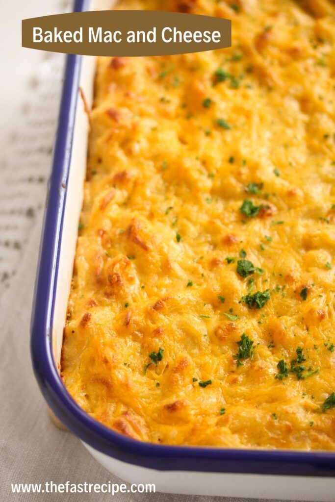Old-Fashioned Baked Mac and Cheese