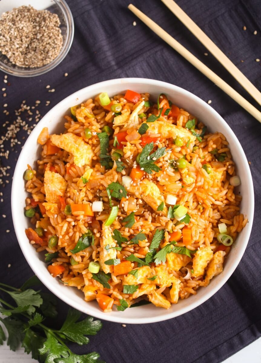 Quick Ketchup Fried Rice » The Fast Recipe Food Blog