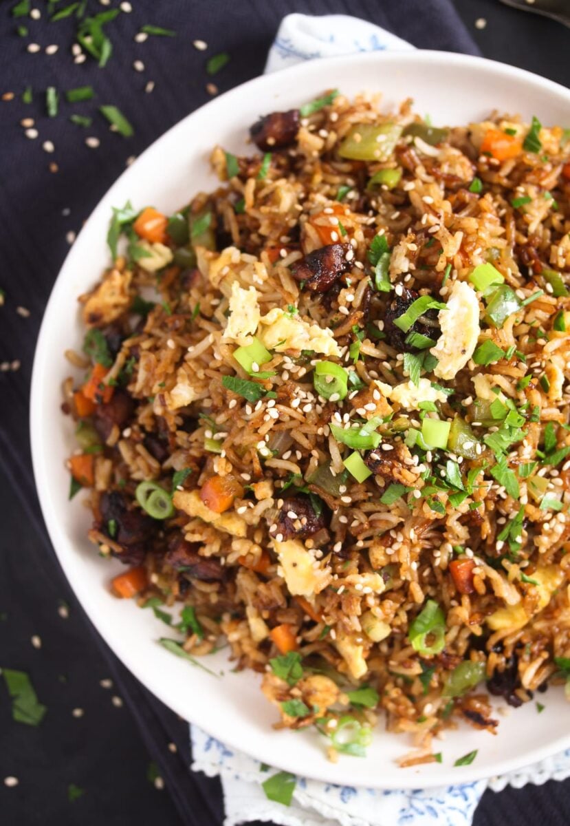 Quick Pork Belly Fried Rice » The Fast Recipe Food Blog