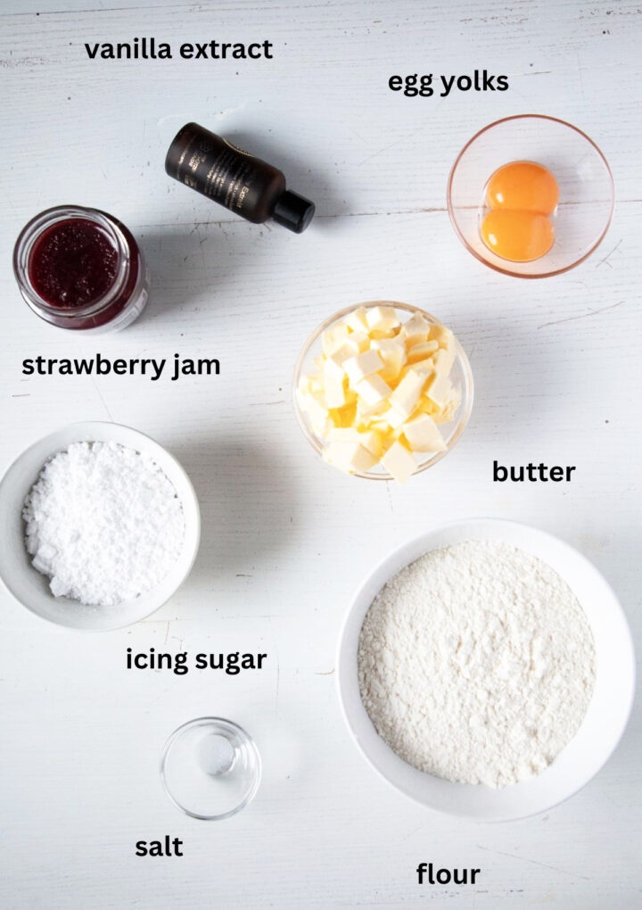 Strawberry Jam Cookies (5 Ingredients) » The Fast Recipe Food Blog