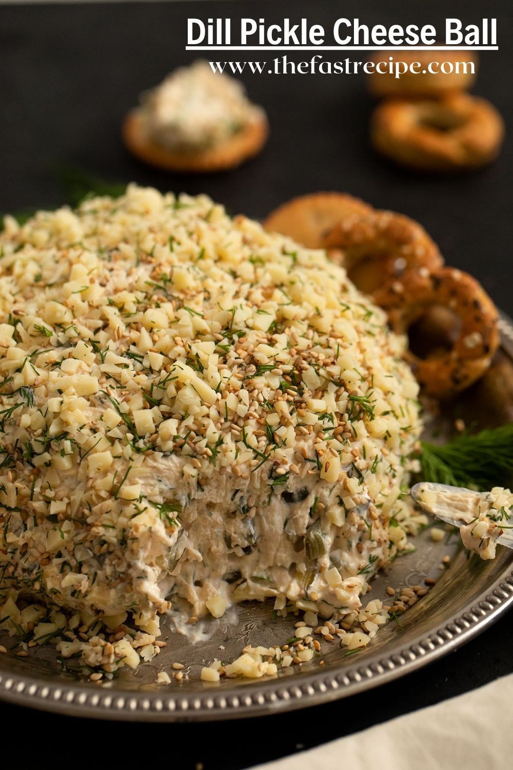 The Best Dill Pickle Cheese Ball » The Fast Recipe Food Blog