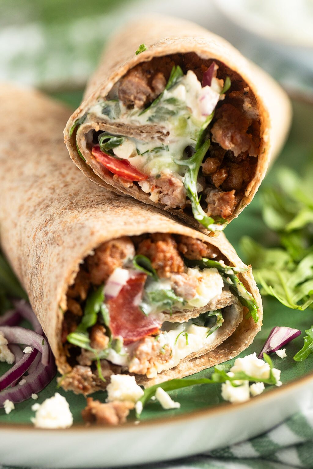 Lamb Wraps (with Tzatziki) » The Fast Recipe Food Blog
