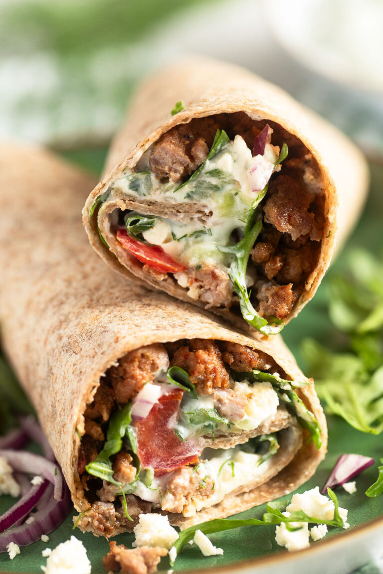 Lamb Wraps (with Tzatziki) » The Fast Recipe Food Blog