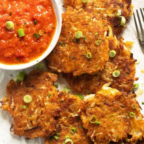 Crispy Cabbage Fritters » The Fast Recipe Food Blog