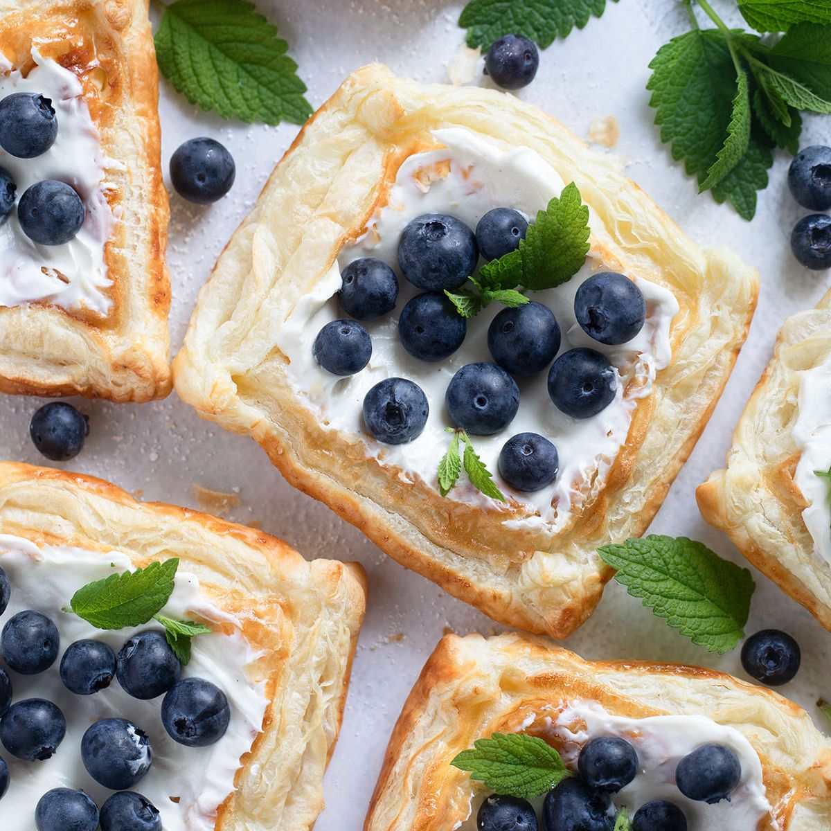 Puff Pastry Blueberry Tarts » The Fast Recipe Food Blog