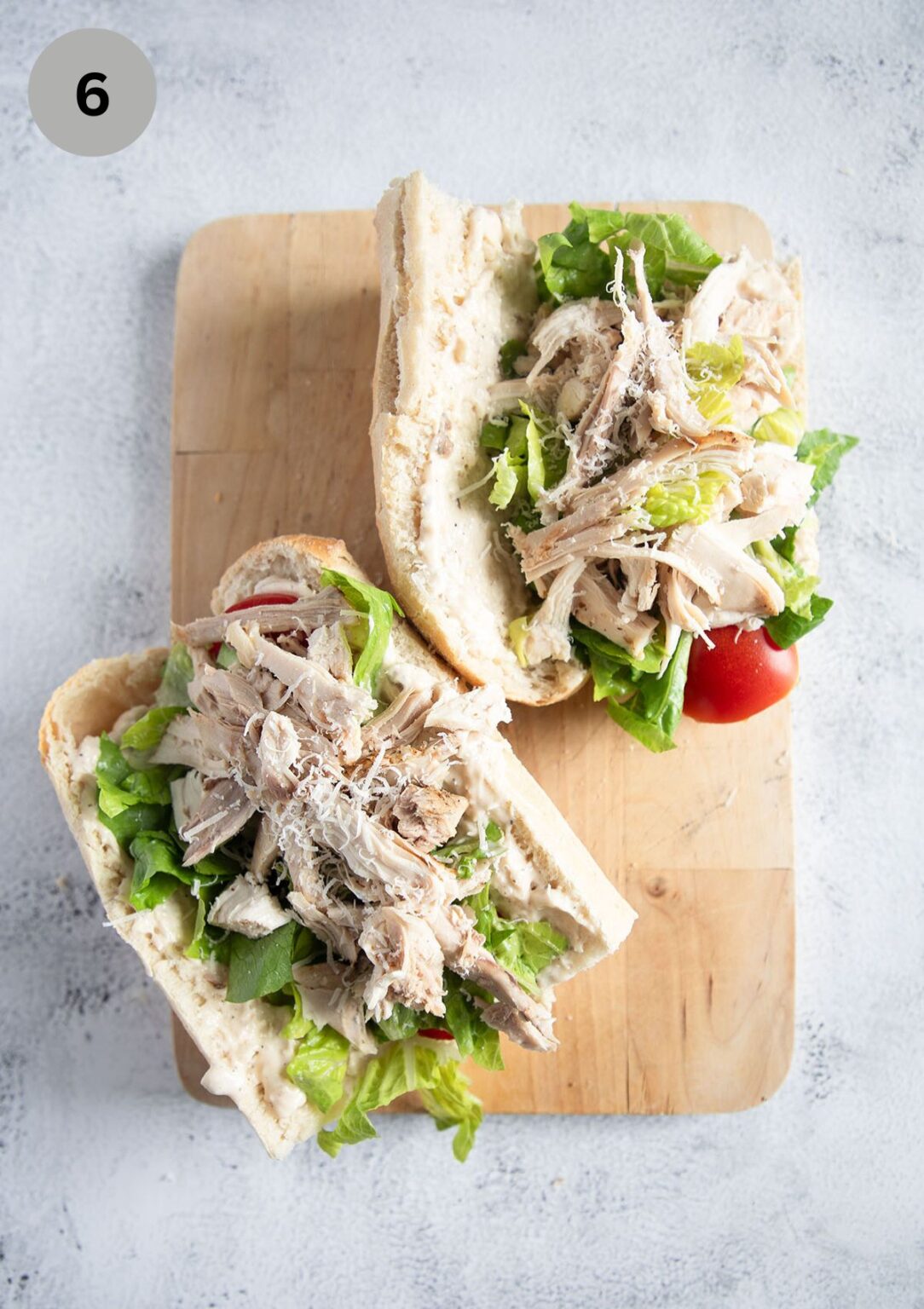 Caesar Salad Sandwich » The Fast Recipe Food Blog