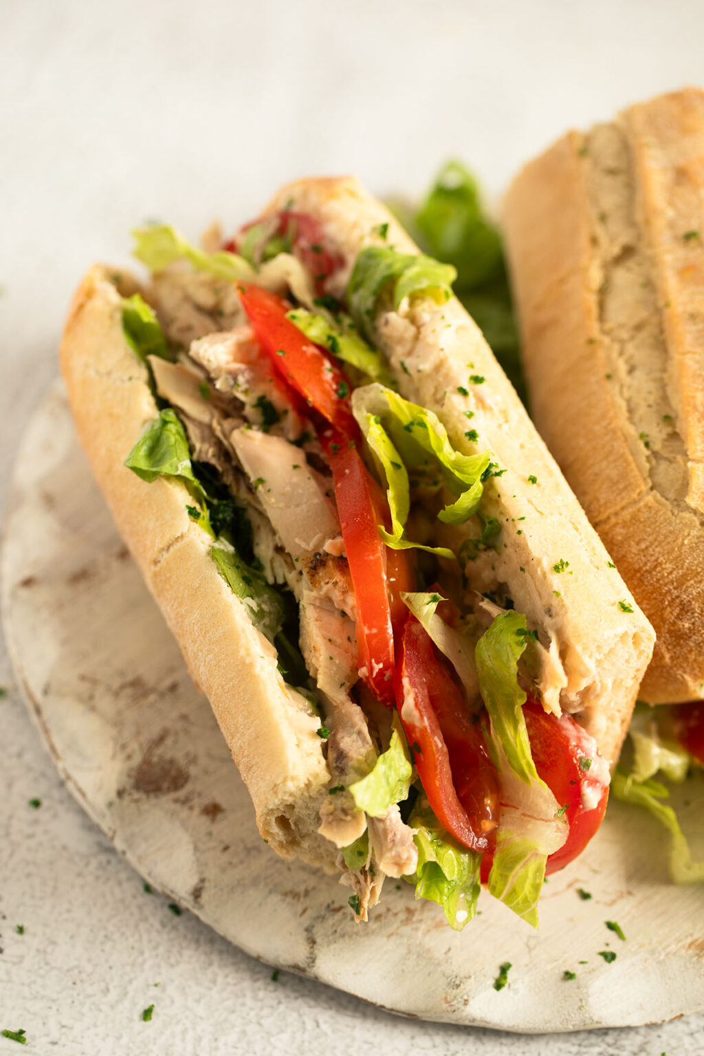 Caesar Salad Sandwich » The Fast Recipe Food Blog