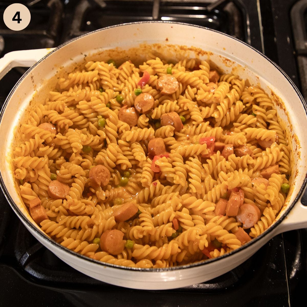 Hot Dog Pasta (One Pot) » The Fast Recipe Food Blog