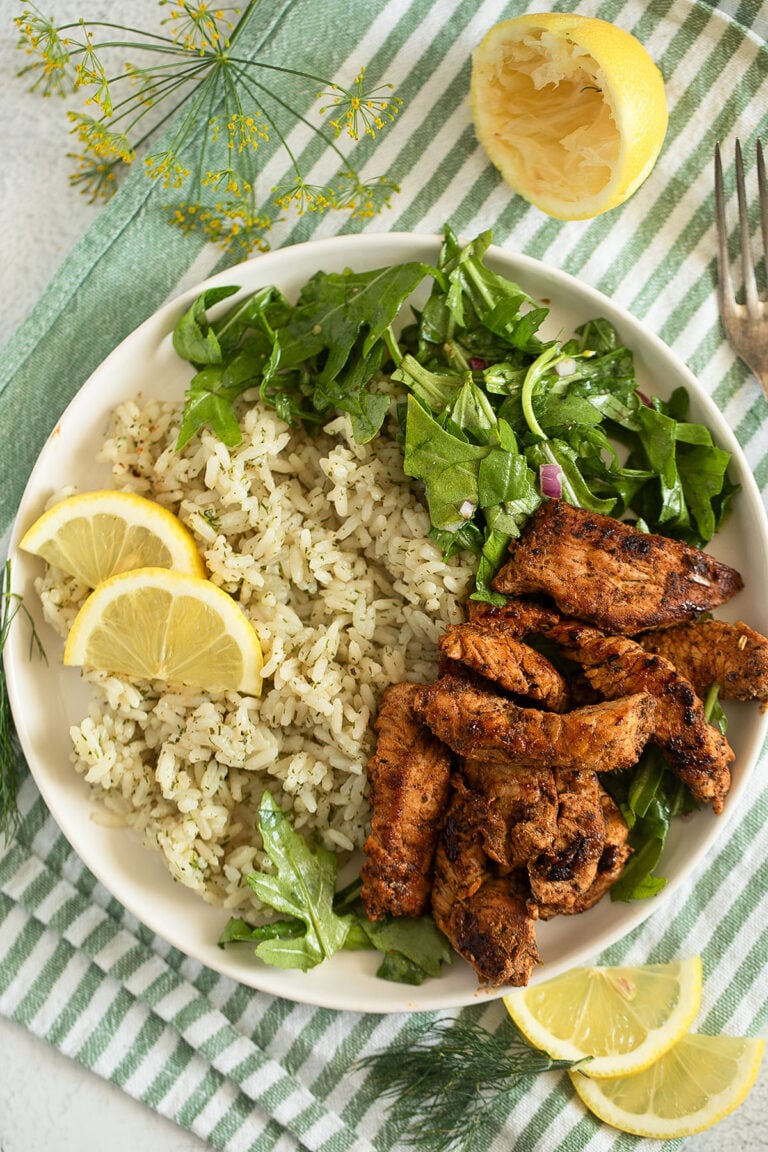 Dill Lemon Rice » The Fast Recipe Food Blog