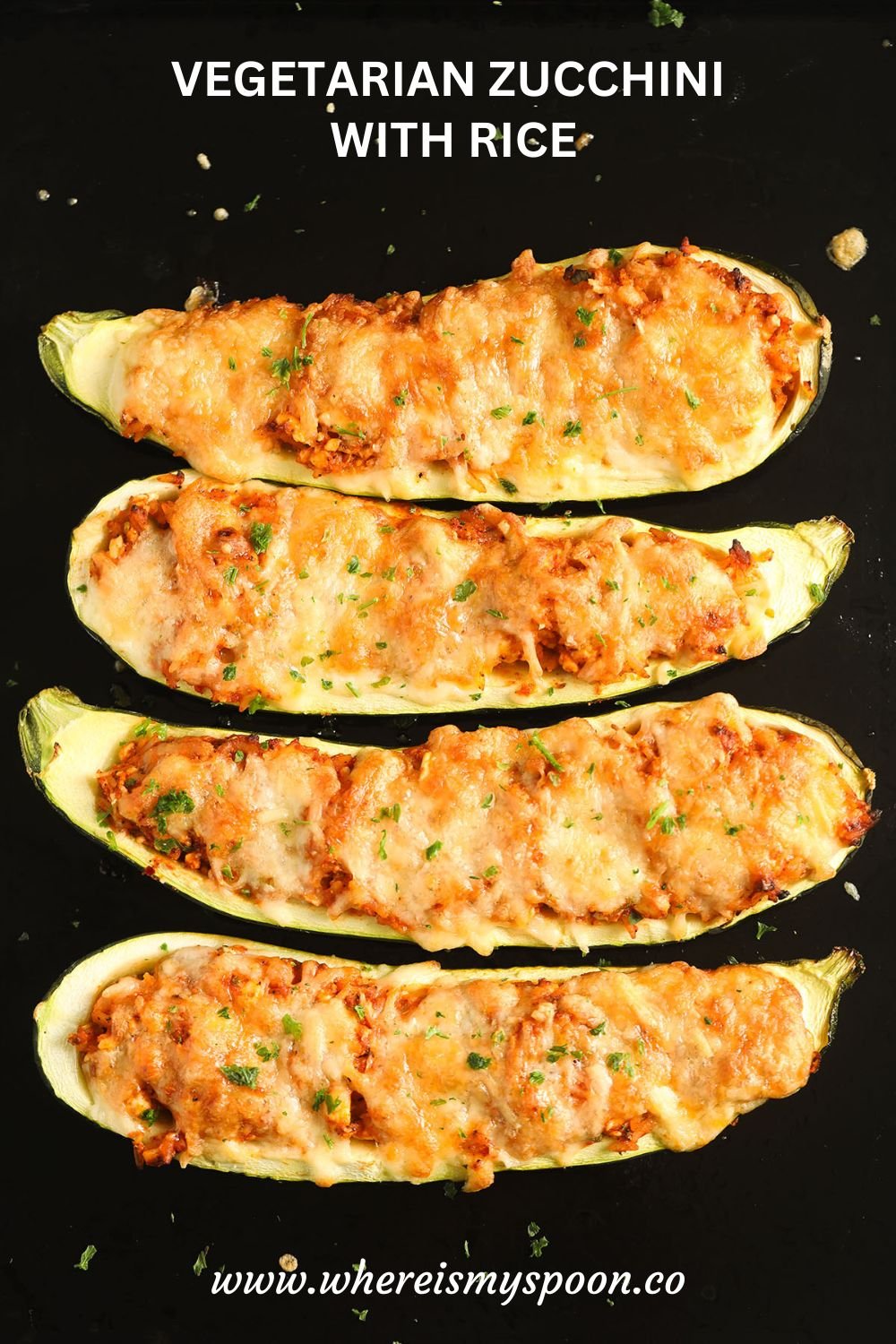Zucchini Stuffed with Rice » The Fast Recipe Food Blog
