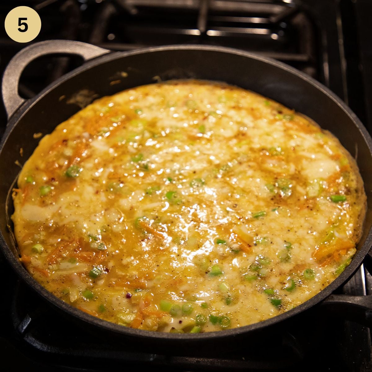 Easy Cabbage Omelette » The Fast Recipe Food Blog