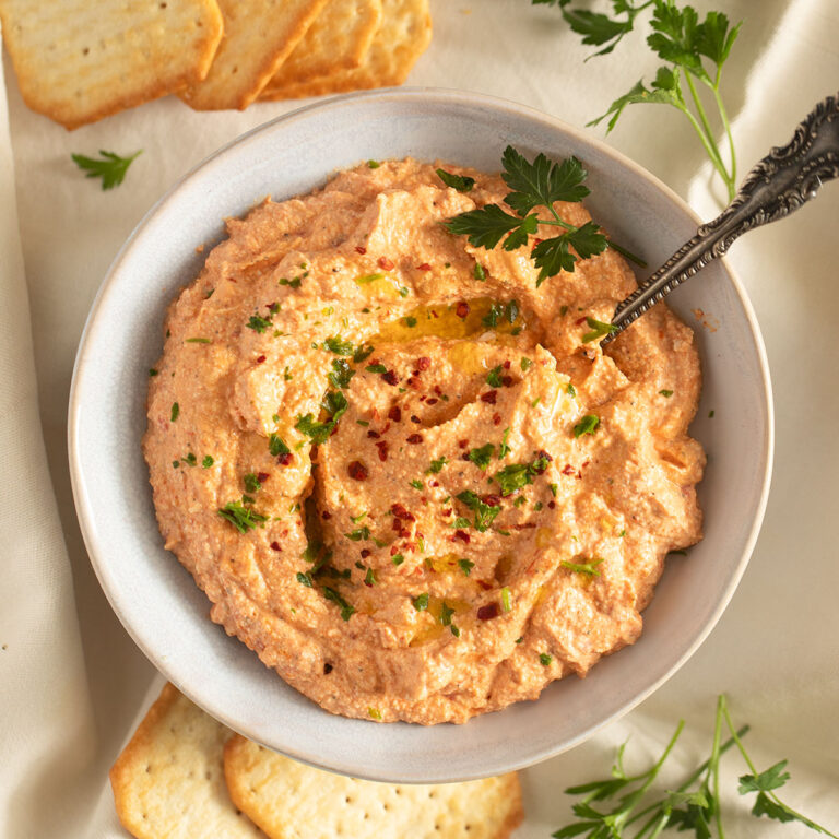 Red Pepper and Feta Dip » The Fast Recipe Food Blog