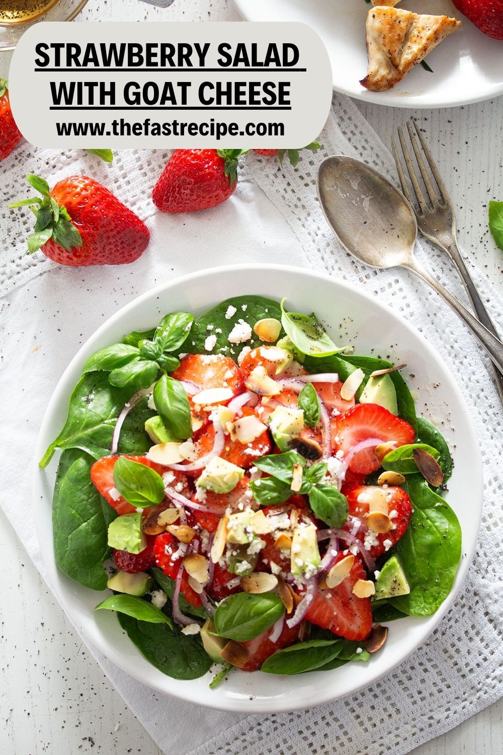 Strawberry Goat Cheese Salad » The Fast Recipe Food Blog