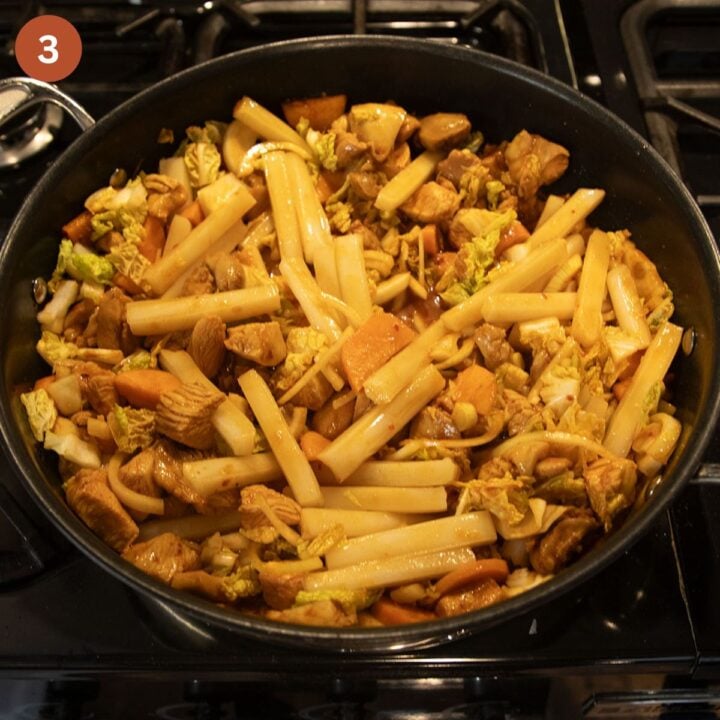 Chicken and Rice Cake Stir Fry » The Fast Recipe Food Blog