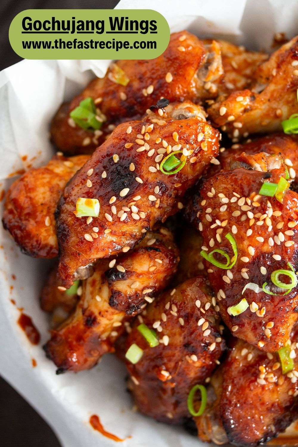 Gochujang Chicken Wings » The Fast Recipe Food Blog