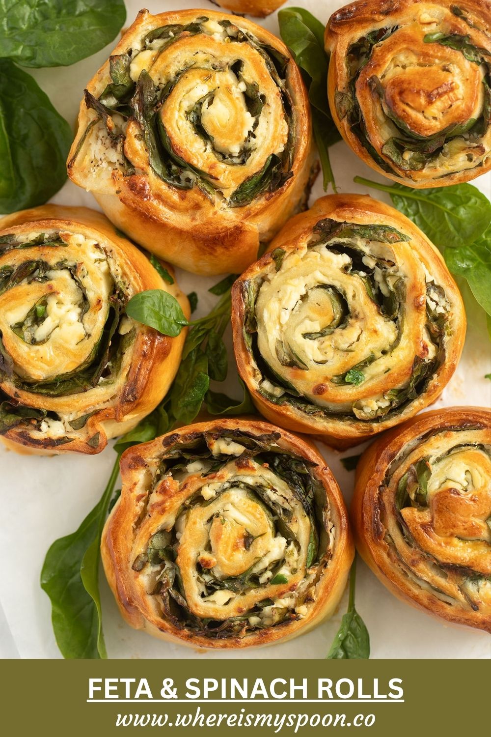 Feta and Spinach Rolls » The Fast Recipe Food Blog
