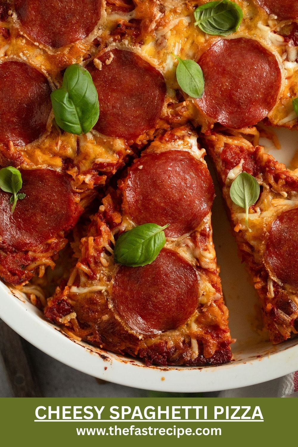 Easy Spaghetti Pizza Recipe – Pasta Meets Pizza » The Fast Recipe Food Blog