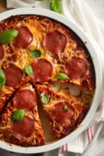 Easy Spaghetti Pizza Recipe – Pasta Meets Pizza » The Fast Recipe Food Blog