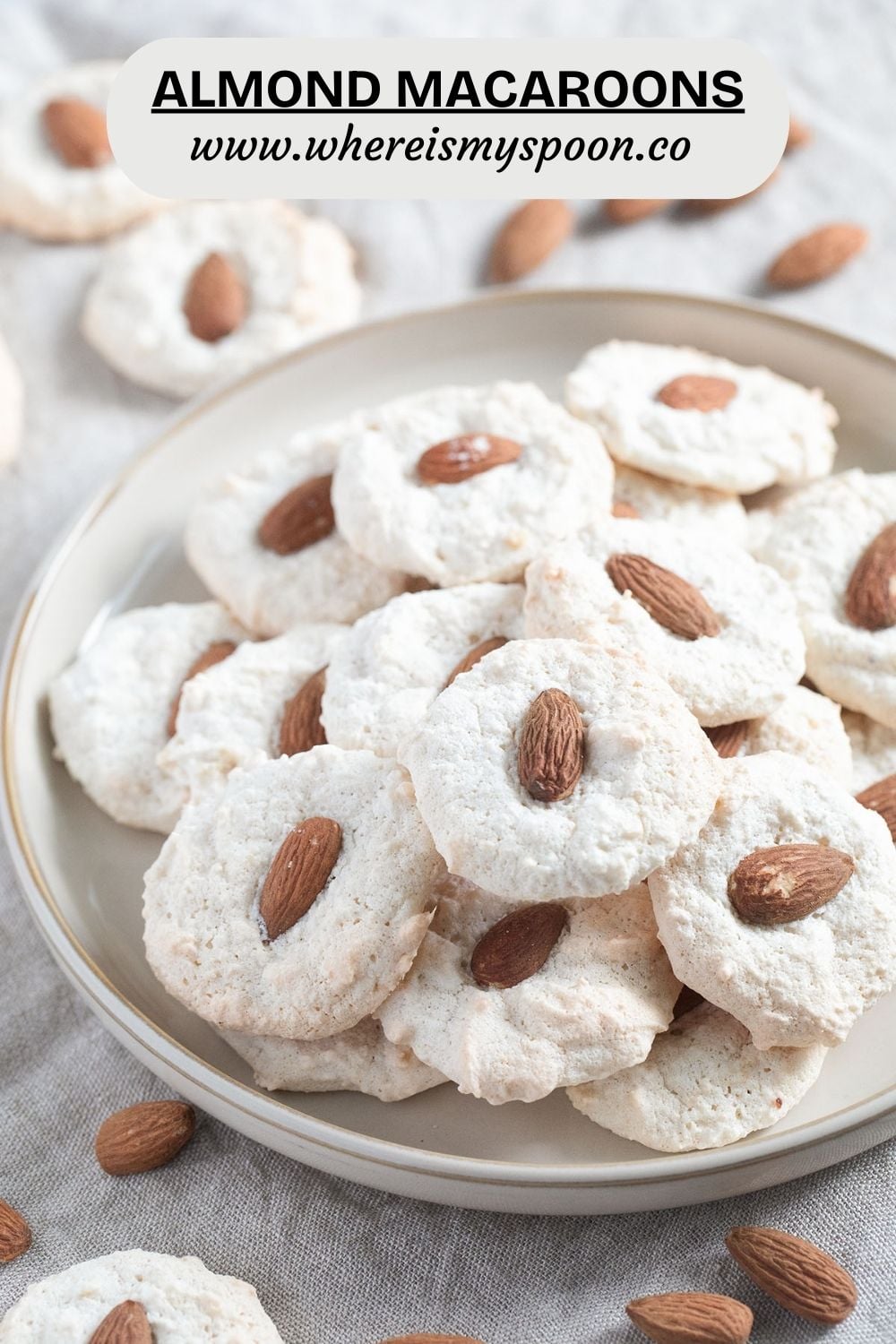 Almond Macaroons – Chewy 5-Ingredient Cookies » The Fast Recipe Food Blog